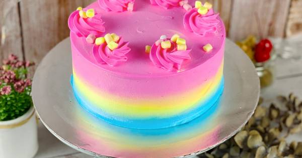 Fabulous Rainbow Cake